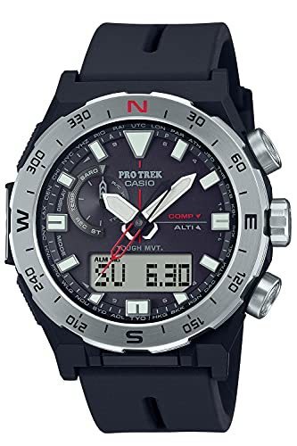 CASIO PRO TREK PRW-6800-1JF Climber Line Compass Radio Wave Solar Watch ...