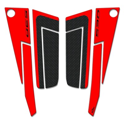 Stickers Resin 3D Foot Board Front Compatible YAMAHA Tmax T Max 530 ...