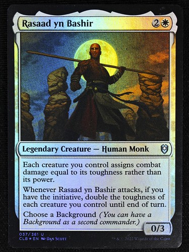Magic TCG - Battle for Baldur's Gate - Rasaad yn Bashir -37 - Uncommon ...