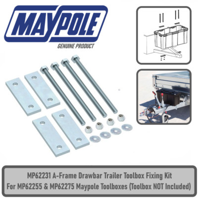 Maypole MP62231 Trailer Toolbox A Frame Fixing Kit For MP62244 and ...