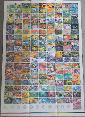 Original 151 Pokemon Poster