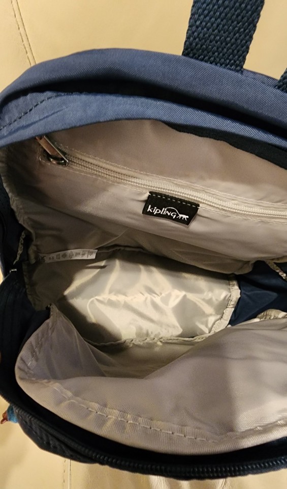 Kipling CHALLENGER Backpack BP4459 Blue Embrace Color 3lJ | eBay