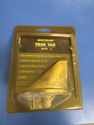 QUICKSILVER *NEW* 31640Q 4 TRIM TAB ANODE #31640 4 OEM | eBay