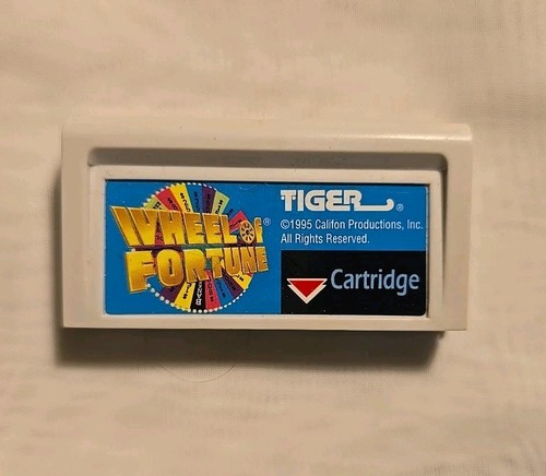 Vintage 1995 Tiger Electronics Wheel Of Fortune Hand Held Game ...