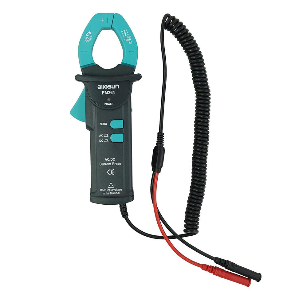 AC/DC Clamp Meter Multimeter 400A True RMS Current Tester, Hall Effect ...
