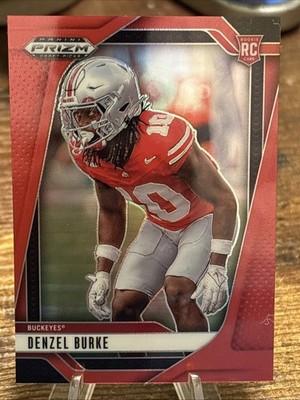 2025 Panini Prizm Draft Picks Football Denzel Burke Red /399 Rc | eBay