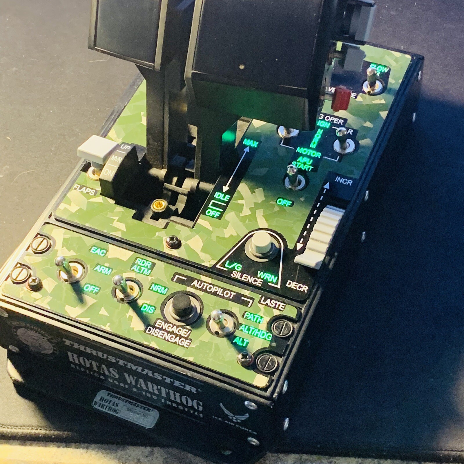 Thrustmaster Warthog Dual Throttle Skin Vinyl Decal Sticker Custom ...