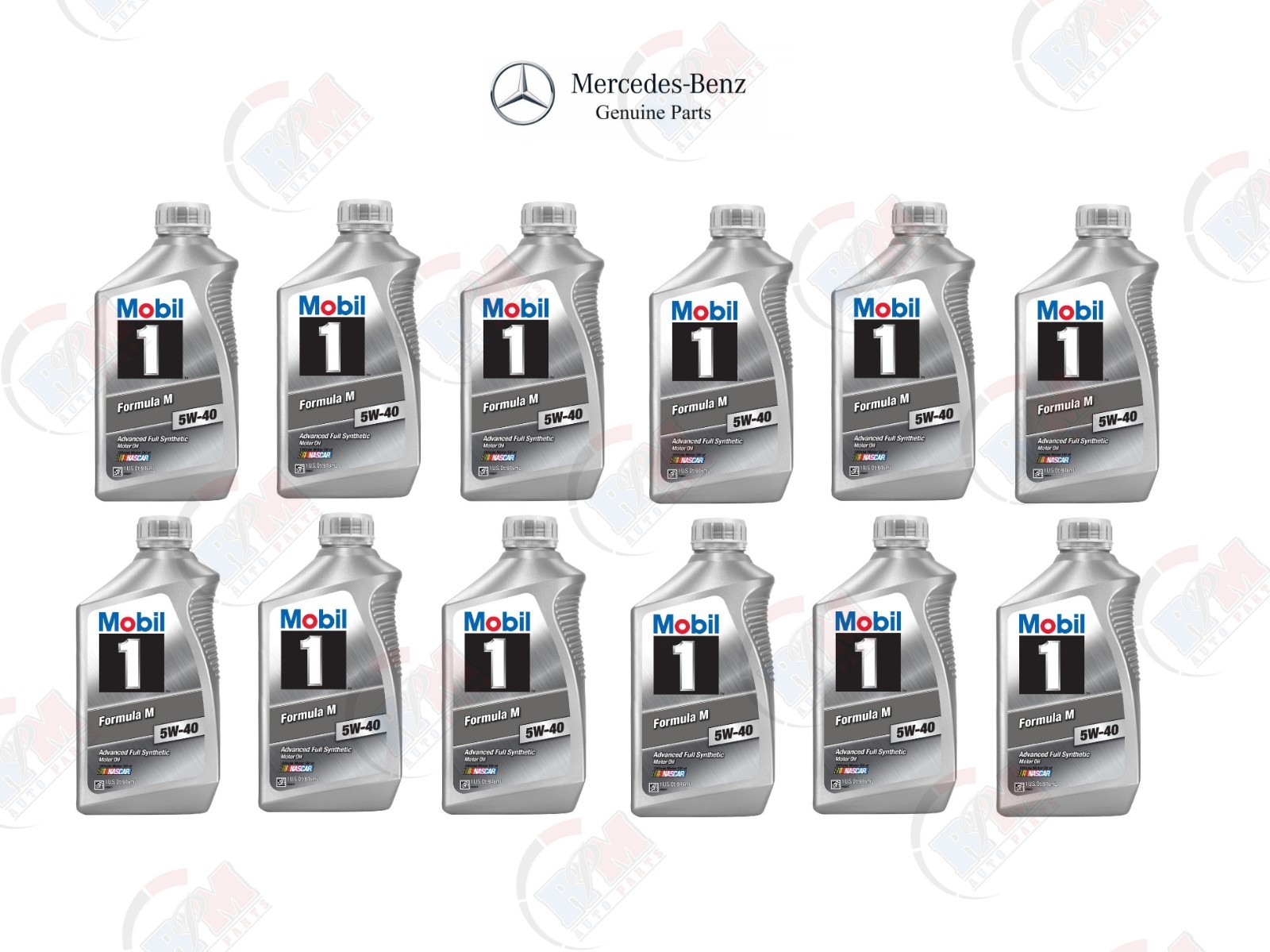 For MERCEDES DIESEL Engine Oil 5W40 (12x) | eBay
