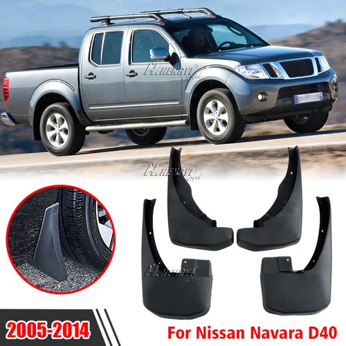 Full Set Front Rear Mud Flap Splash Guard For Nissan Navara D40 2005 ...