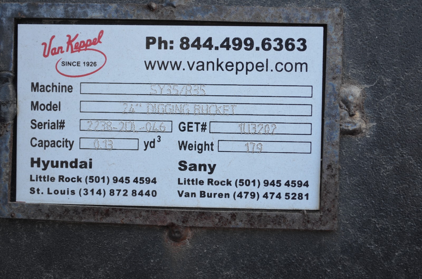 24" WAIN ROY BUCKET TO FIT A 3.5 METRIC TON MACHINE | eBay