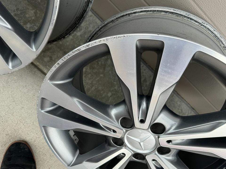 18 MERCEDES BENZ W205 C300 C350 C450 C CLASS OEM FACTORY STOCK WHEELS ...