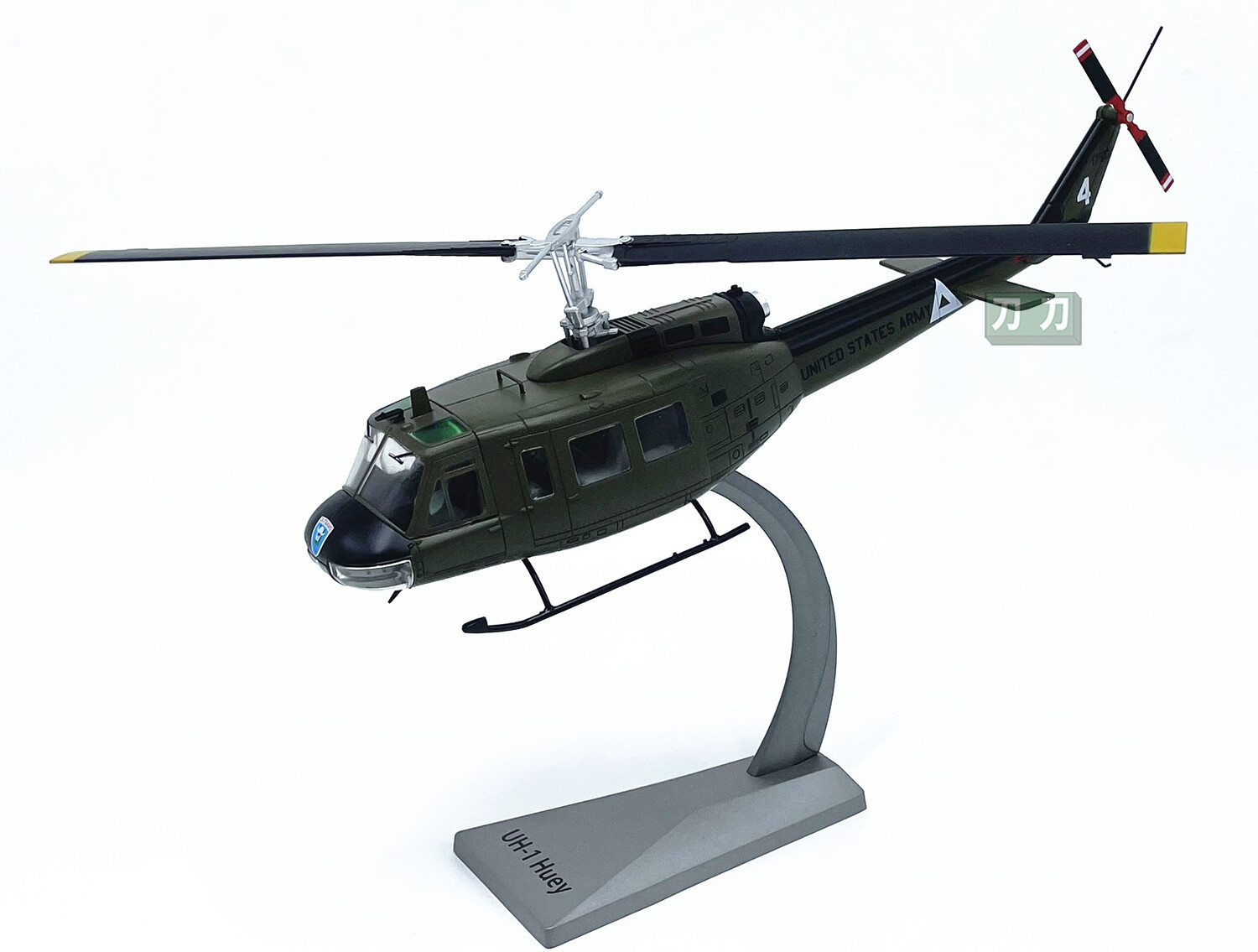 1:48 United States Uh-1 Huey A Helicopter Aircraft Model Display ...