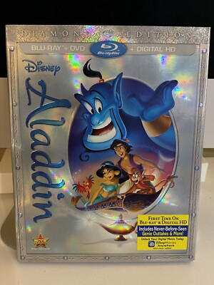 Aladdin (Blu-ray/DVD, 2015, 2-Disc Set, Diamond Edition) 786936844399| eBay