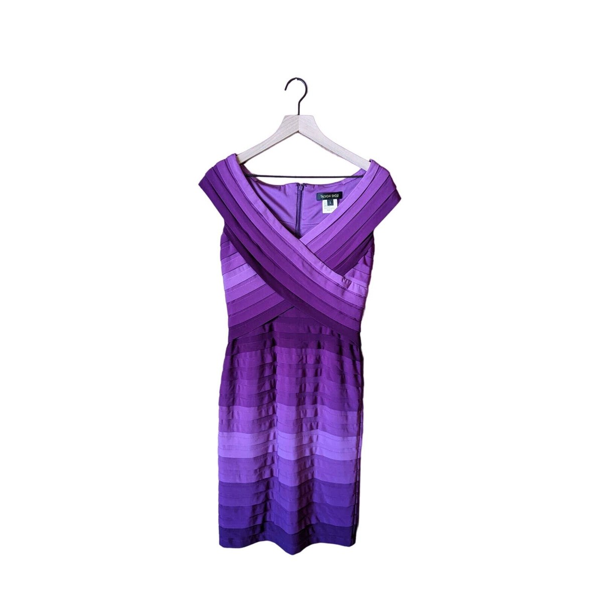 Tadashi Shoji Ombre Cap Sleeve Dress Tiered Cocktail Dress Tadashi Shoji Ombre Cap Sleeve Dress Tiered Cocktail Dress