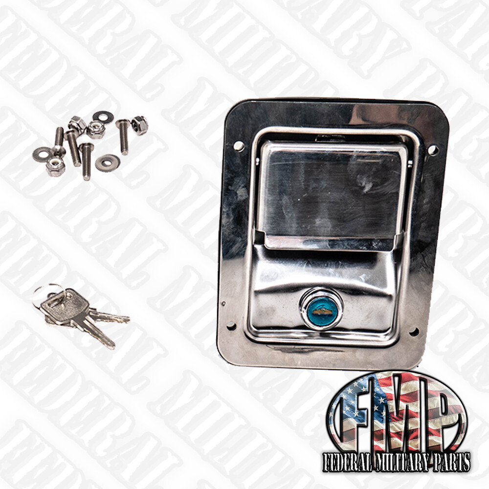 1 KEY LOCKING HUMVEE Latch Cargo Hatch Slant Back NSN 5340-01-259-860 ...