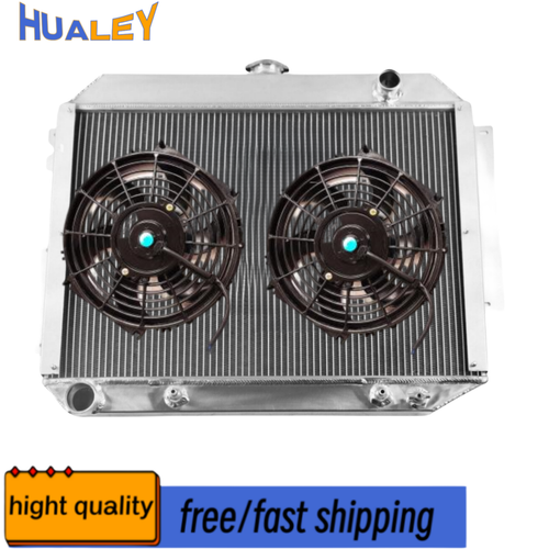 ALUMINUM RADIATOR+Fan For Chrysler 300/ 300C 7.2L V8 1967 1968 1969 ...