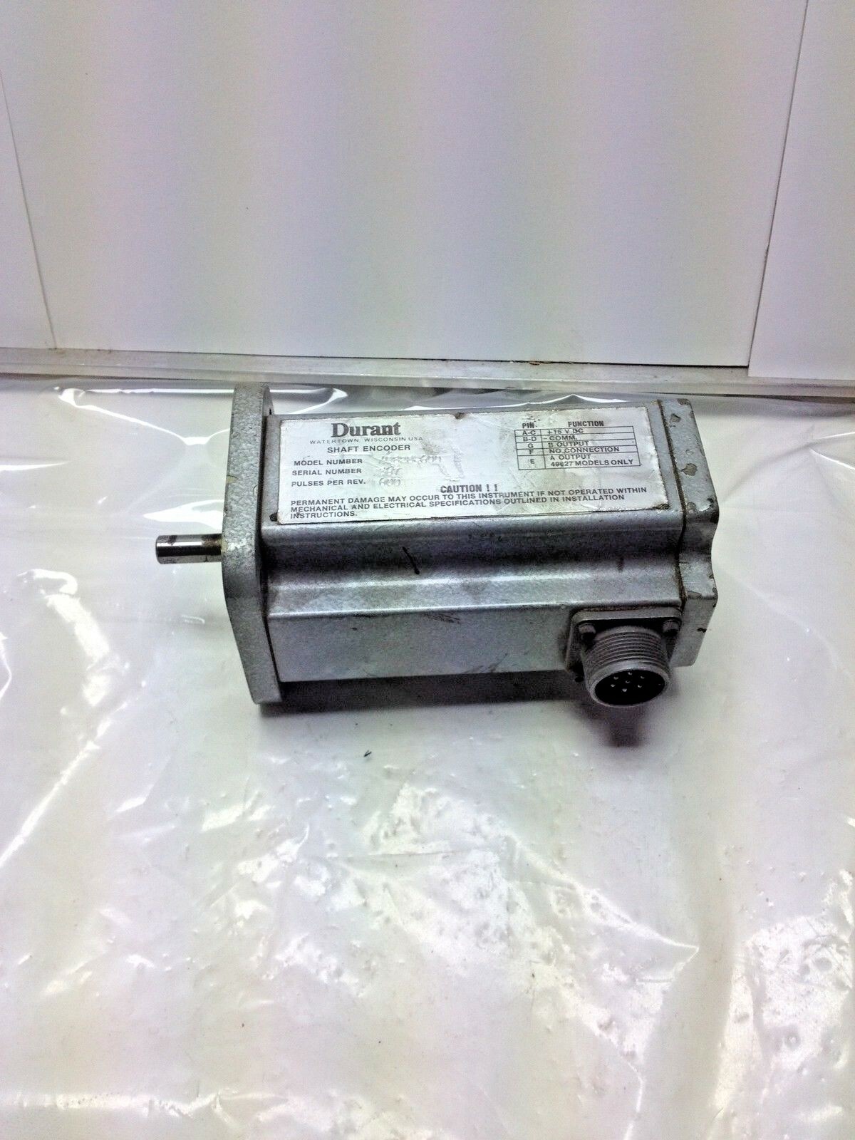 DURANT 49828-600 SHAFT ENCODER for sale online | eBay