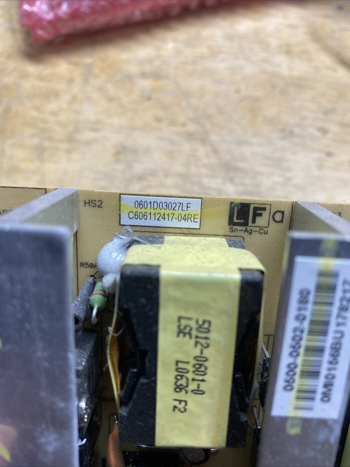 Vizio 32" VW32L power SUPPLY VX32L 0500-0502-0180 Power Supply Board ...