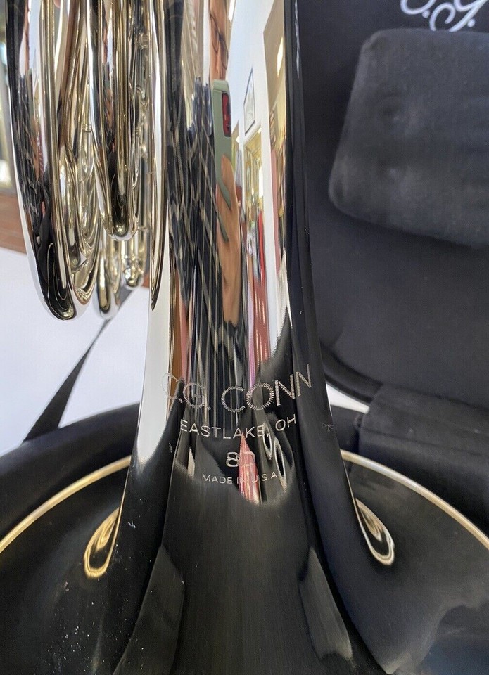 Mint Open Box Conn 8D Double French Horn in Nickel Silver; with Case ...