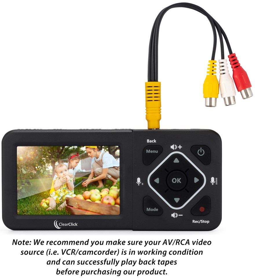 ClearClick HD Video Capture Box Ultimate HDMI Recorder VHS Camcorder To ...