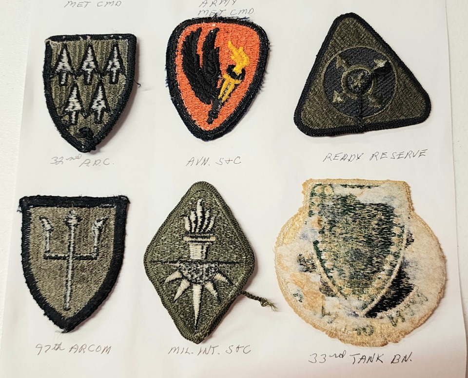 Lot of 18 US Army Patches – Support, Command, ARCOM, Subdued & Color ...