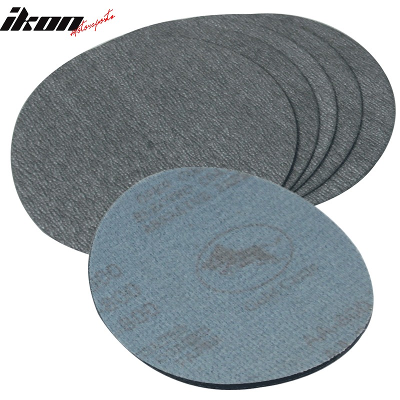 100PC 5Inch 127mm 800 Grit Auto Sanding Disc No Hole Sandpaper Sheets ...