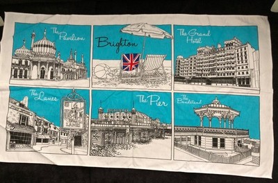 Brighton Tea Towel, Brand New | eBay UK