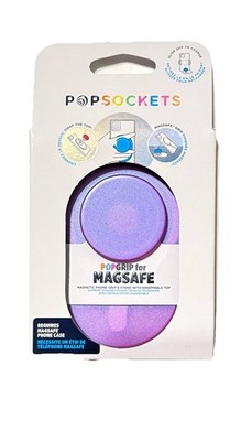 PopSockets MagSafe Iridescent Purple Phone Holder Stand Pop Socket ...