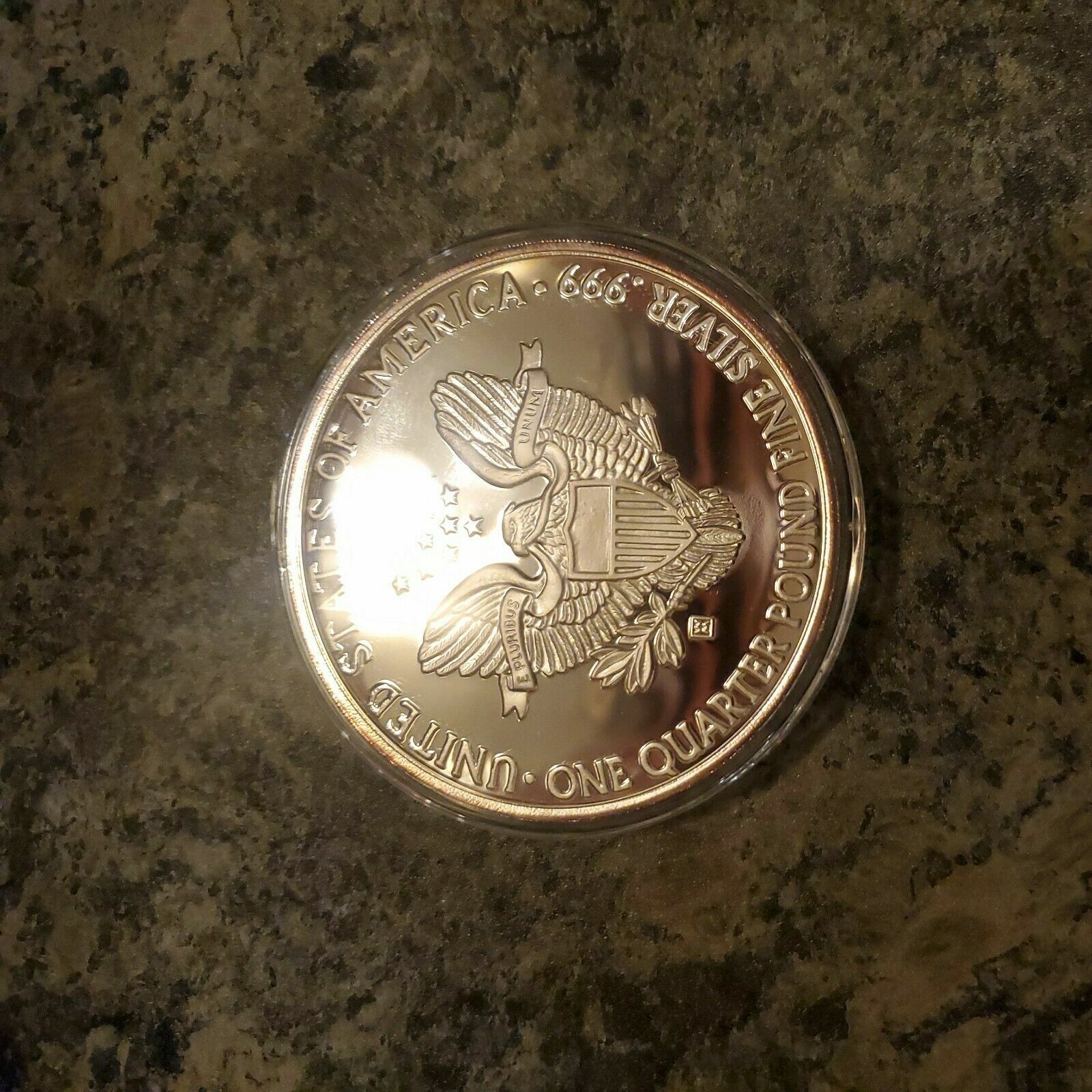 Washington Mint 2000 Giant Quarter-Pound Silver Eagle 4oz. .999 Fine ...