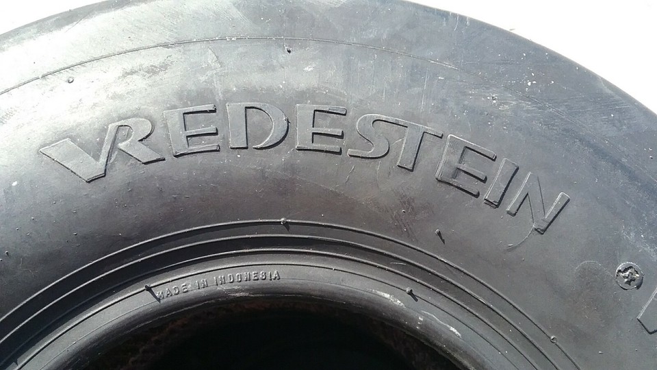 2 - 18x8.50-8 4-Ply Vredestein V61 5-Rib Deep Tubeless Tires and Tubes ...