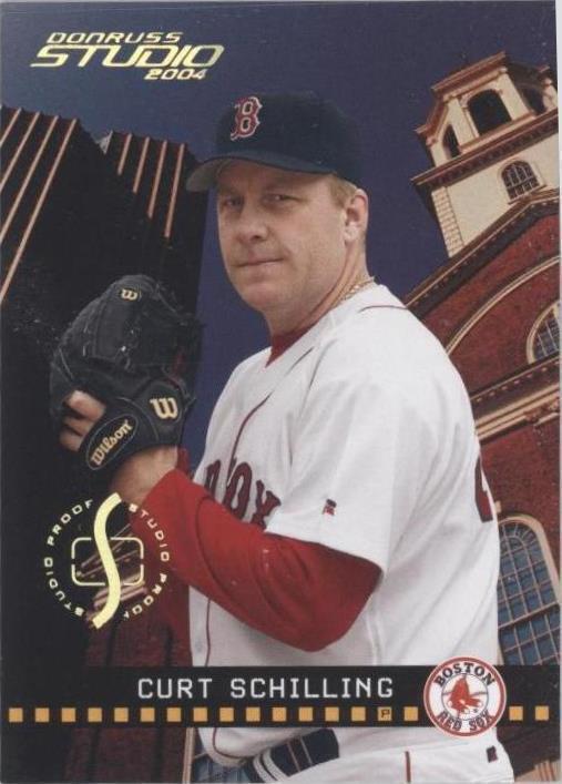 2004 Donruss Studio - Curt Schilling #33 Studio Proofs Gold /50 for ...