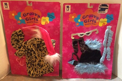 2 New GROOVY GIRLS Groovy Gear Doll Outfits Lavish Leopard ...