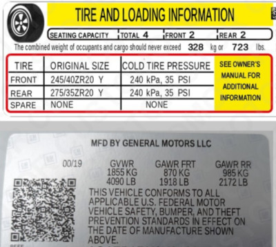 2pcs. Replica Duplicate DECAL Label Sticker for GM | eBay