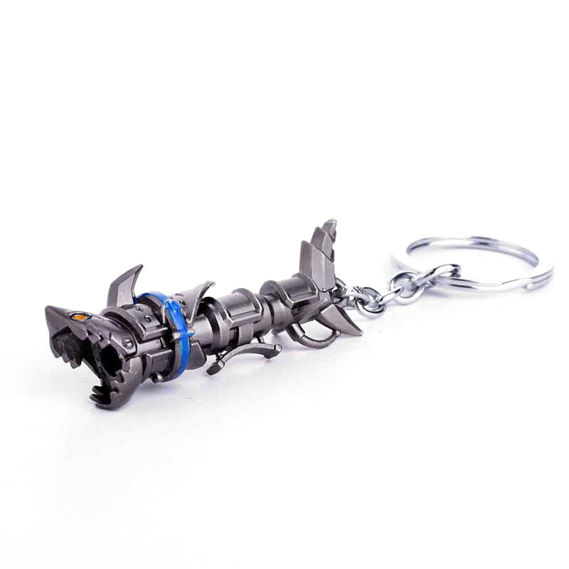 Leaguef of Legendes Jinx Cannon LOL Keychain Metal Key Rings For Gift ...
