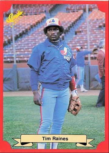 1988 Classic Red Tim Raines Montreal Expos #168 | eBay