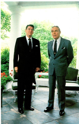 President Ronald Reagan & Sec. of State Alexander Haig, Jr. Postcard | eBay