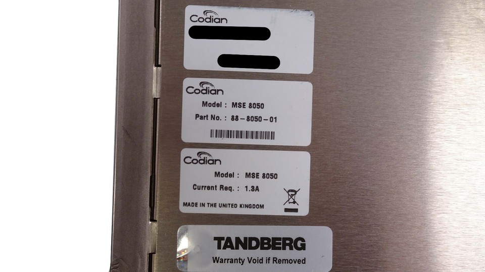 Cisco Codian Superviseur MSE 8050 88-8050-01 Téléprésence Lame Serveur ...