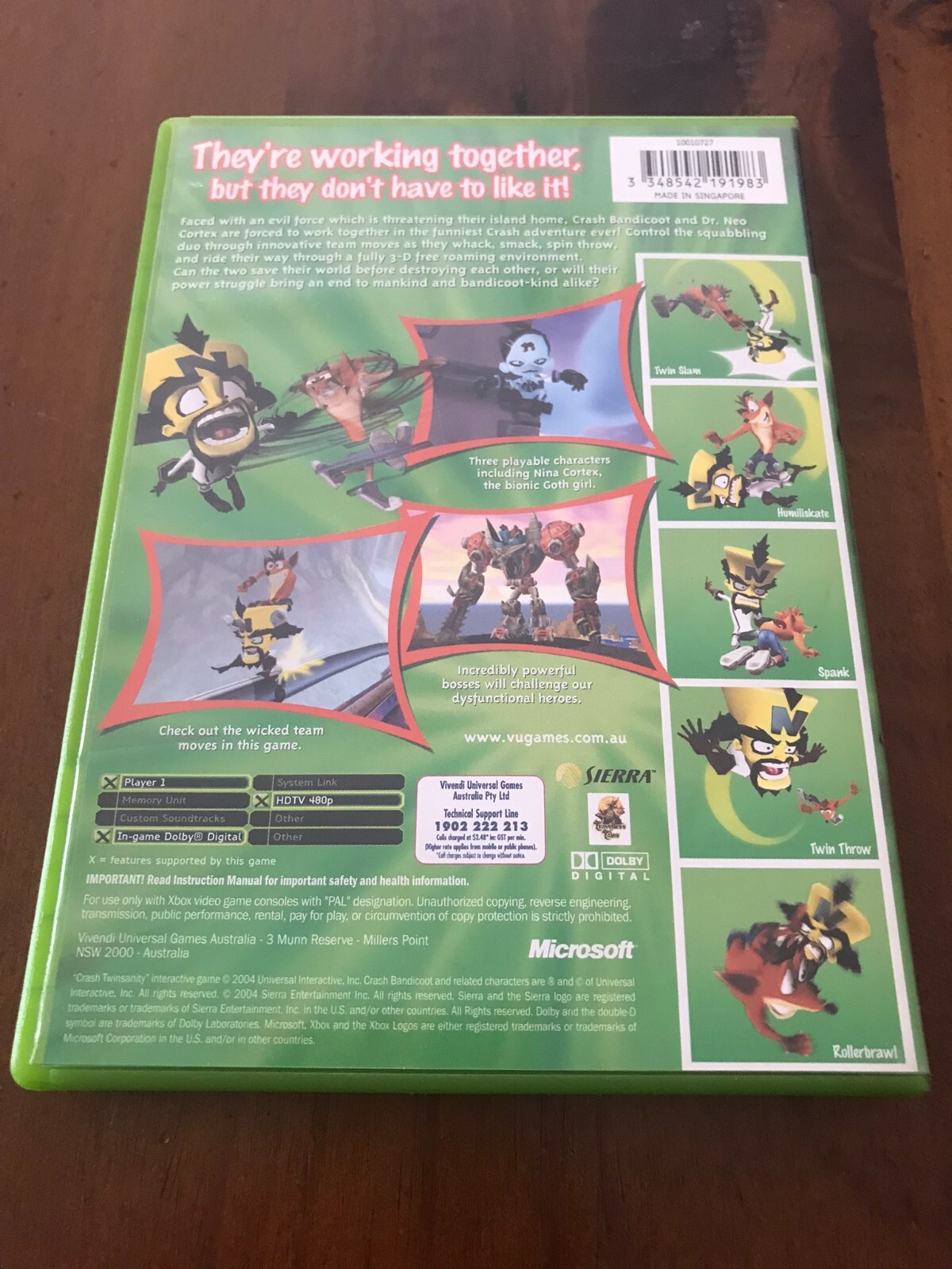 Crash Twinsanity XBOX Original PAL *Complete* | eBay Australia