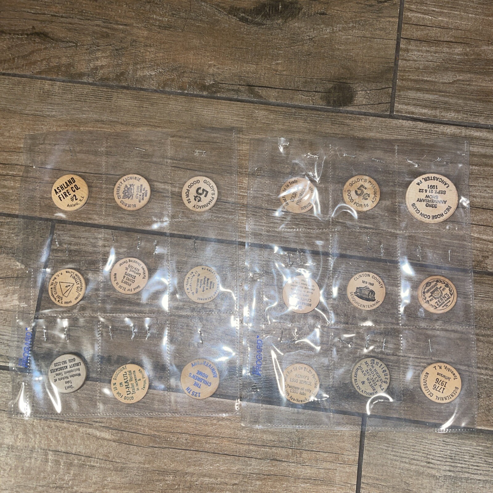 Lot of 15+ Vintage Wooden Nickels / Coins Wood Coin Collection | eBay