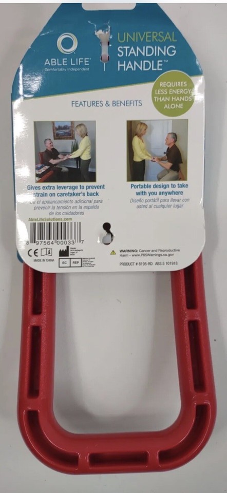 Able Life Handy Universal Standing Handle Lift Assist Device Elderly ...