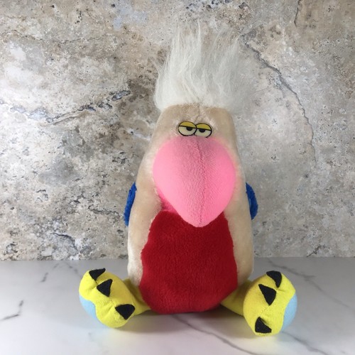 VINTAGE SUGAR LOAF MULTICOLOR DODO BIRD PLUSH STUFFED ANIMAL PLASTIC ...