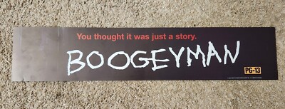 Boogeyman Movie Theater Mylar Sign 5x25 | eBay