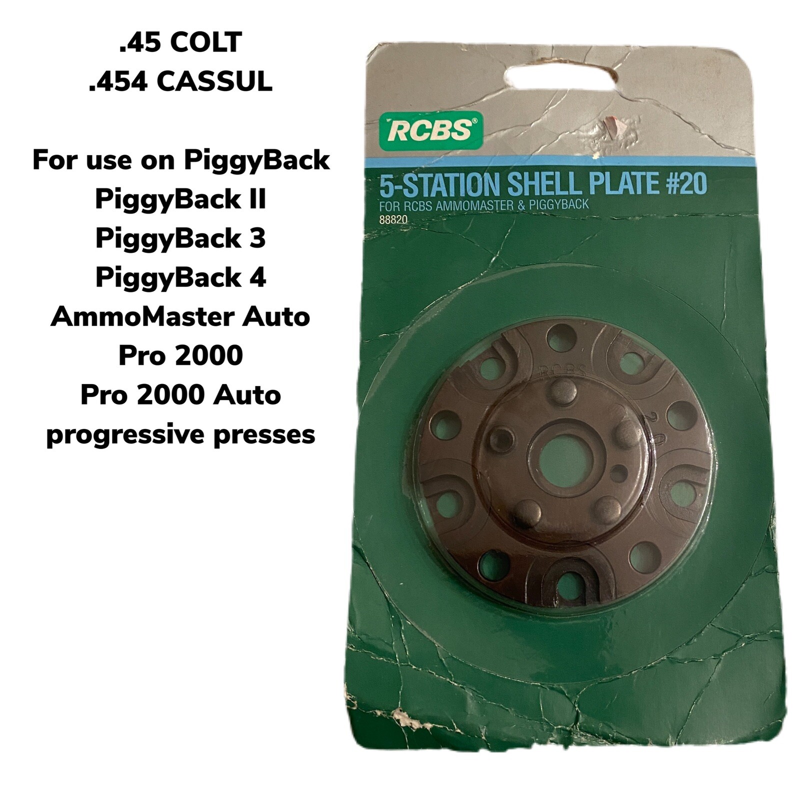 RCBS 5 Station #20 Shell Plate Steel 88820 for sale online | eBay