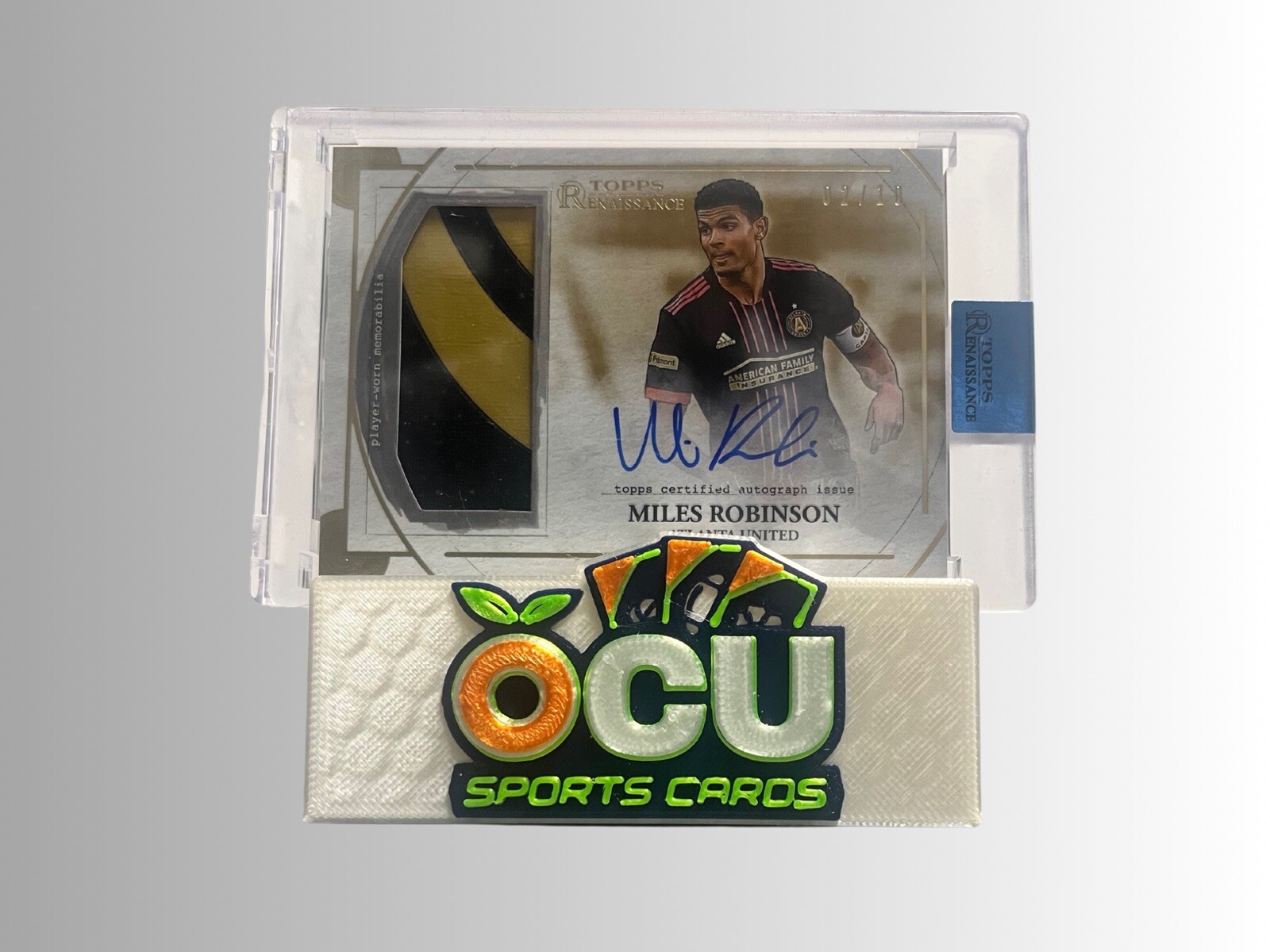 2022 Topps Renaissance MLS Miles Robinson AR-MR4 Patch Auto SP #02/10 ...