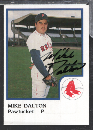 Mike Dalton Red Sox Autographed 1986 ProCards w/COA 021224NPCD607 | eBay