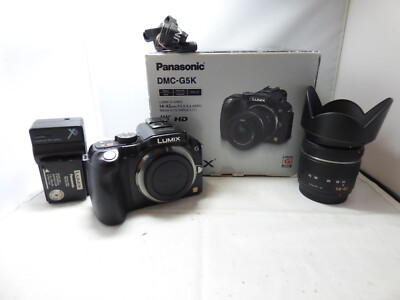 Panasonic LUMIX G5 16.0MP Shutter count is only 2.4K. Comes with ...