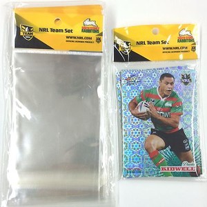 TEAM BAG-NRL Trading Card OPP Team Bags with Club logo Pack (50) x2 ...
