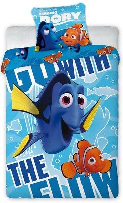 Finding Nemo Bedding Duvet Cover Set 100% Cotton Fish Dory Kids Set ...