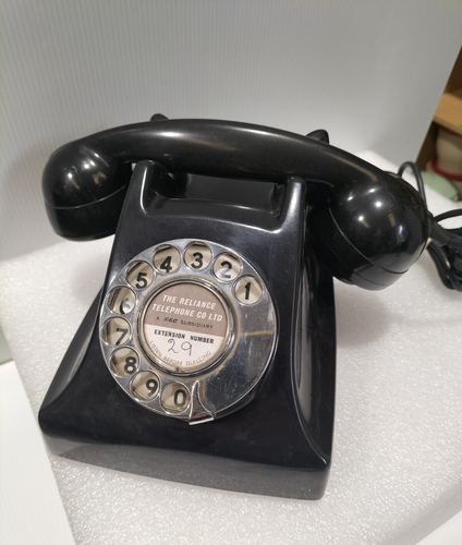 Vintage Telephone Scarce GEC Reliance Telephone Co Mid-Century Bakelite ...