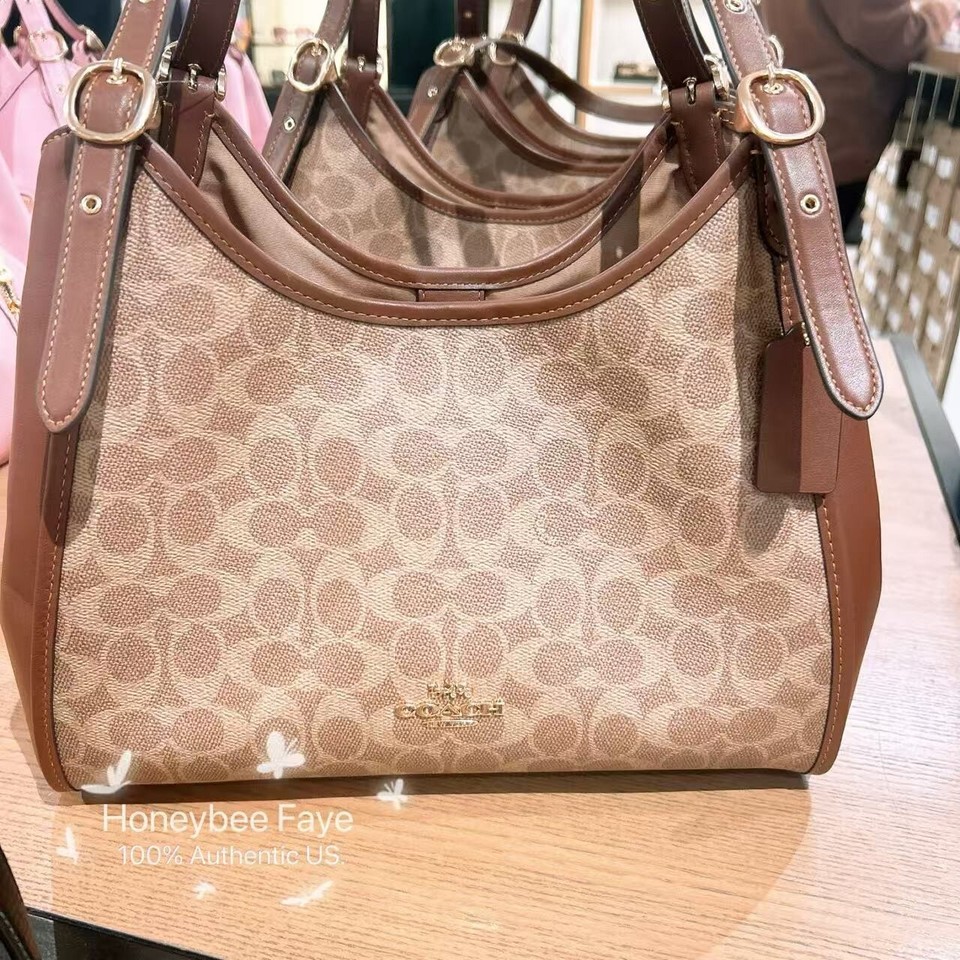 NWT Coach Erin Shoulder Bag In Signature Canvas CAQ87/CAQ86 | eBay